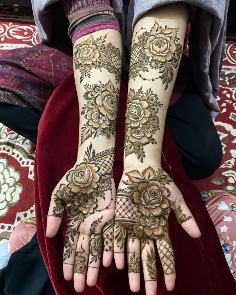 Flower Mehndi Design | Front Hand Mehndi Designs {Easy & Beautiful}